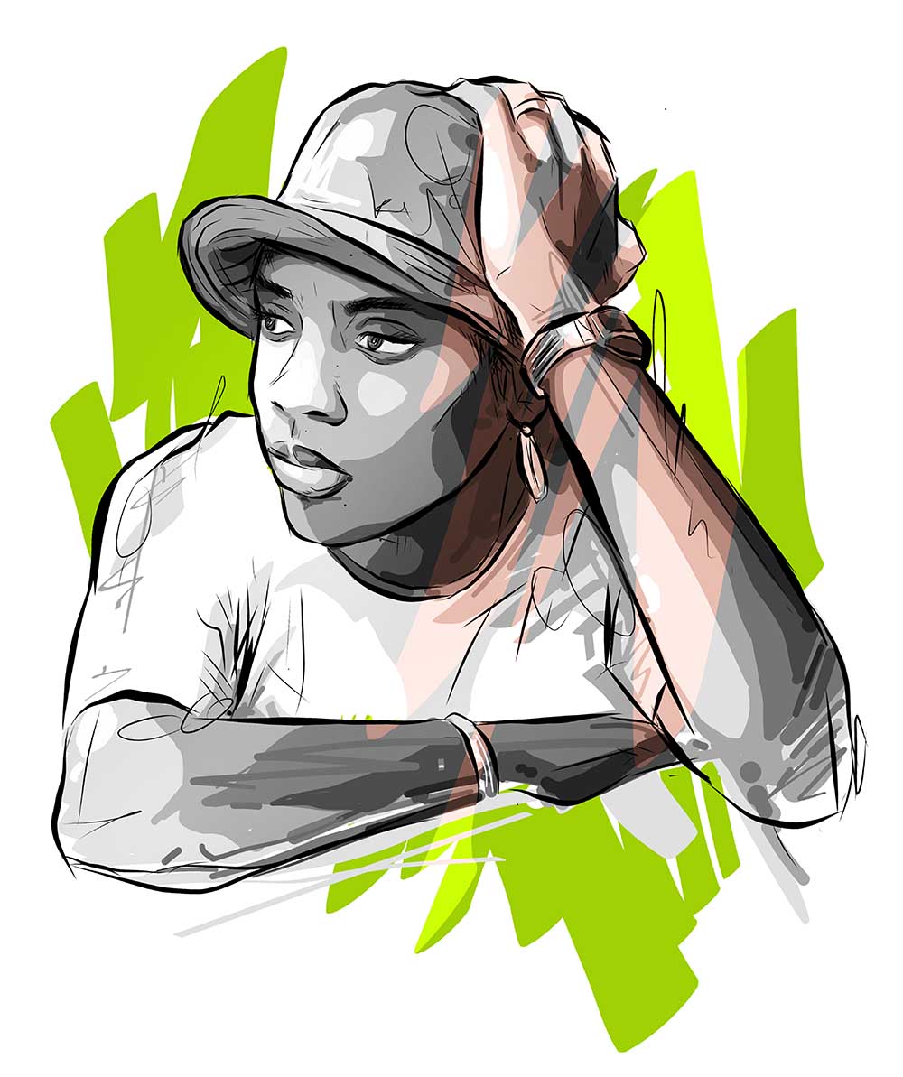 MC Lyte Drawing – REG Media