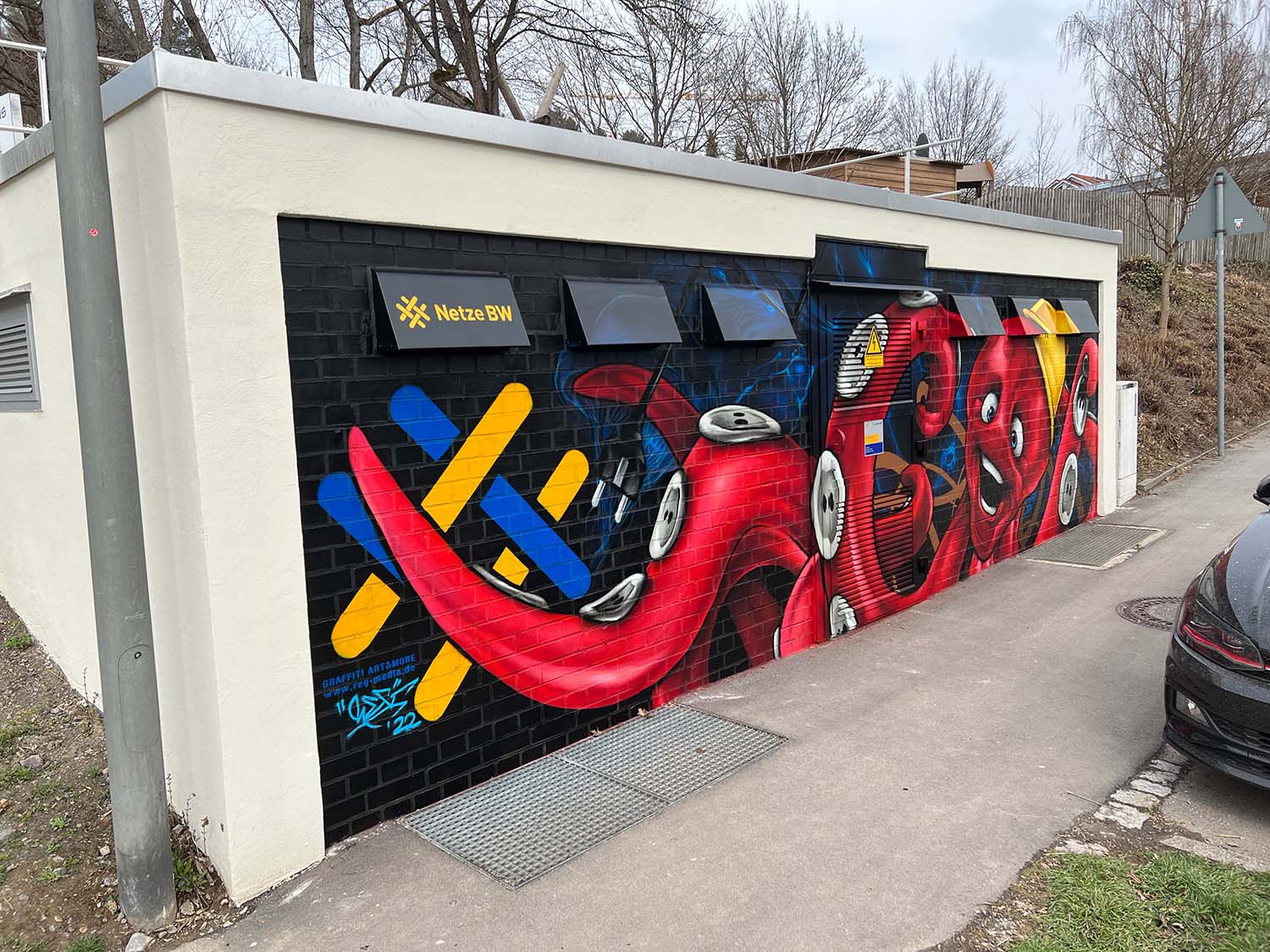 Graffiti Netze BW Leonberg – REG Media