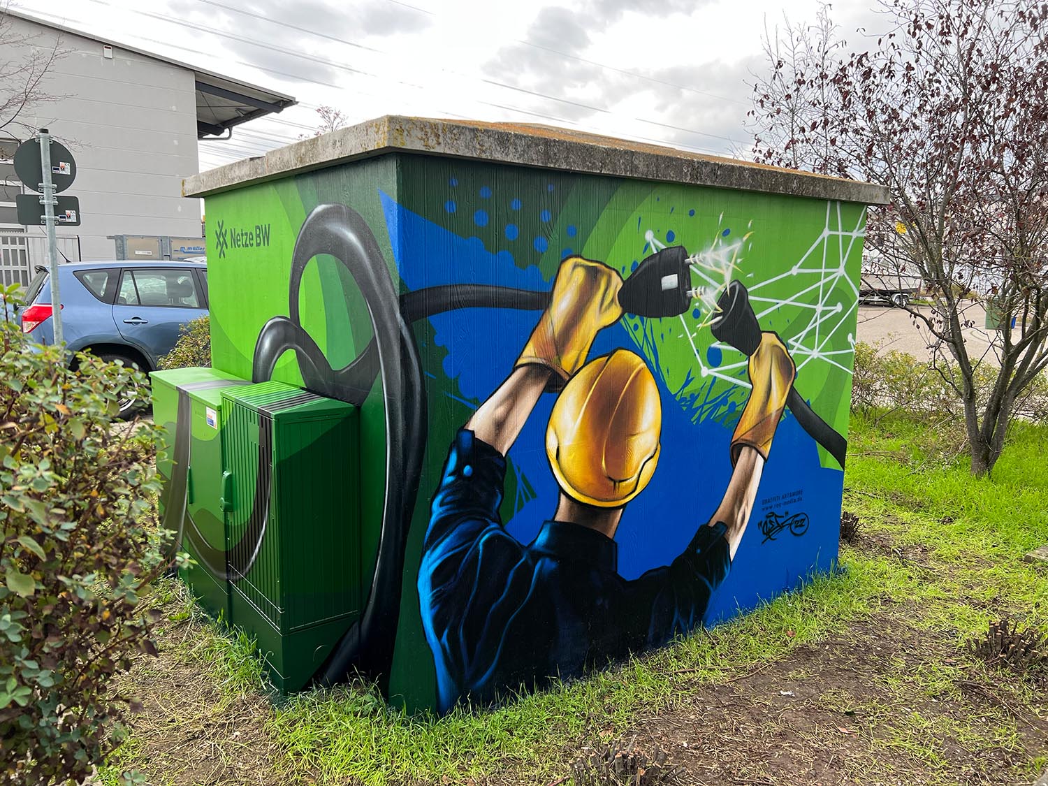 Graffiti Netze BW Neulußheim – REG Media